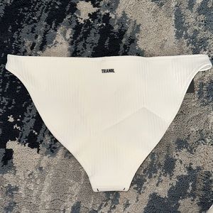 triangl swimwear | Swim | White Stripe With Black Tread Normal Swimsuit ...